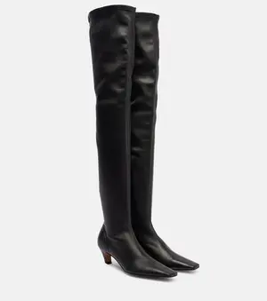 Khaite Arizona Leather Over-the-knee Boots