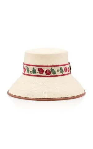 Valentino Garavani Cherryfic Woven Bucket Hat - Neutral
