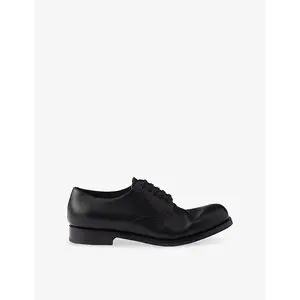 Prada Laced Leather Derby Shoes