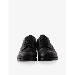 Prada Laced Leather Derby Shoes