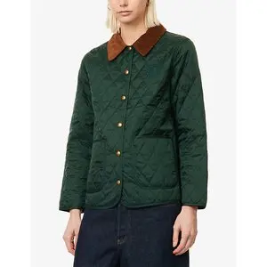 SPORTY & RICH Crest Quilted Nylon Jacket