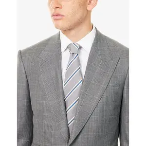 TOM FORD Shelton Check Single-breasted Wool Suit