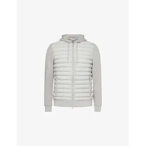 ARNE Hybrid Hooded Quilted Woven Jacket