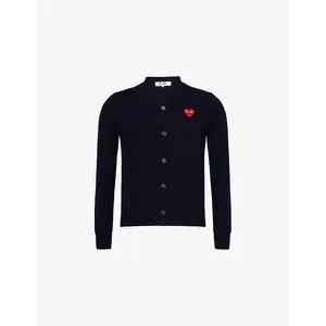 Play Comme Des Garcon Cdg Knit Cardigan - Navy