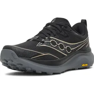 Saucony Peregrine 16 Trail Shoe - Black/carbon