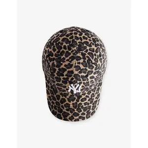 New Era 9forty Leopard-print Cotton-twill Cap