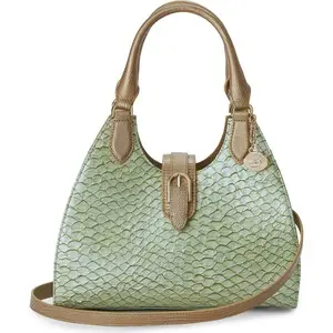Brahmin Adrian Embossed Leather Shoulder Bag