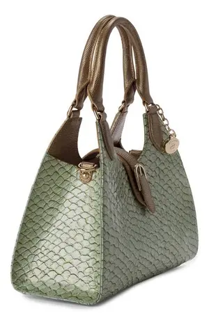 Brahmin Adrian Embossed Leather Shoulder Bag
