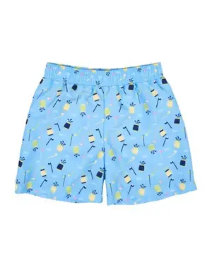FLORENCE EISEMAN Golf Print Swim Trunk