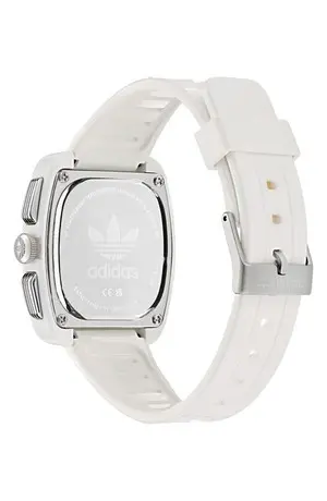 Adidas Chronograph Bio-resin Strap Watch - White
