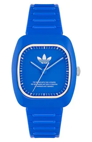 Adidas Retro Wave Bio-resin Strap Watch - Blue