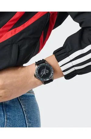 Adidas Expression One Silicone Strap Watch