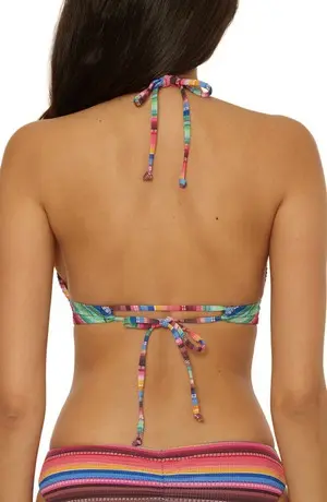 BECCA By Rebecca Virtue Vallarta Halter Bikini Top