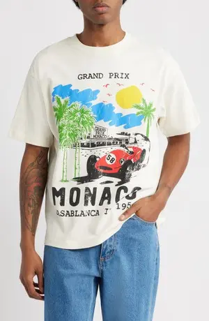 ID SUPPLY CO Monaco Grand Prix Cotton Graphic T-shirt