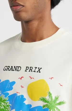 ID SUPPLY CO Monaco Grand Prix Cotton Graphic T-shirt