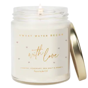 SWEET WATER DECOR Valentine's Day Candles - With Love