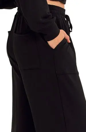 THREADS 4 THOUGHT Lottie Terry Sweatpants - Black