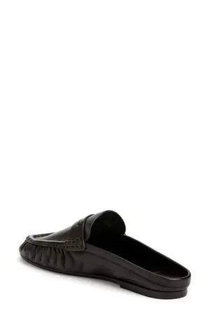 Saint Laurent Loafer Mule - Eagle Brown