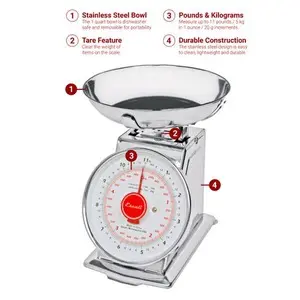 ESCALI Mercado Dial Scale With Bowl