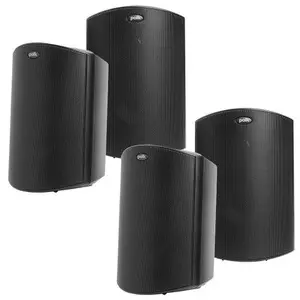 POLK AUDIO Atrium 5 All Weather Outdoor Loudspeakers4 Pack - Black