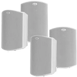 POLK AUDIO Atrium 5 All Weather Outdoor Loudspeakers4 Pack - White