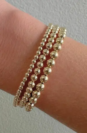 CUFFED BY NANO Juno Three Stack Bead Bracelets
