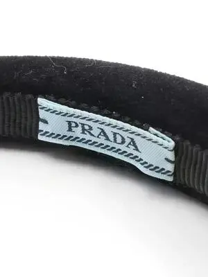 Prada 2010s Logo Headband