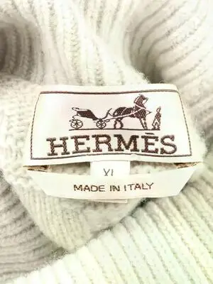 Hermès Knit High Neck Patterned Sweater