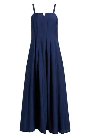 CIEBON Carisa Sleeveless Flare Maxi Dress - Navy