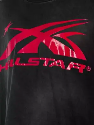 HELLSTAR Sport Logo Gel Red T-shirt - Black