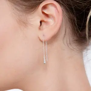 LUCY QUARTERMAINE Short Feeder Drop Earrings