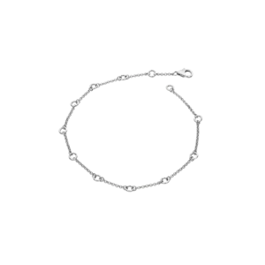 LUCY QUARTERMAINE Circle Anklet - Sterling Silver