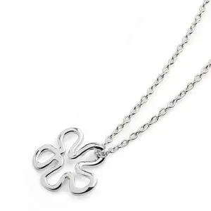 LUCY QUARTERMAINE Open Splash Silver Pendant - Sterling Silver