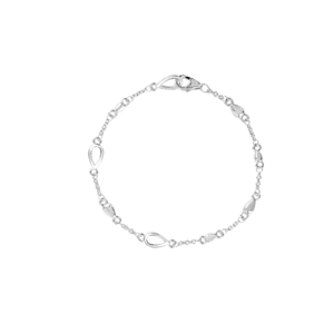 LUCY QUARTERMAINE Station Petal Bracelet - Sterling Silver
