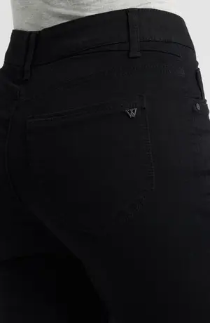 Wit & Wisdom Bennett High-waist Bootcut Ankle Jeans - Black
