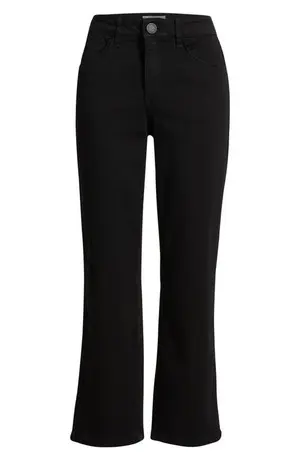 Wit & Wisdom Bennett High-waist Bootcut Ankle Jeans - Black