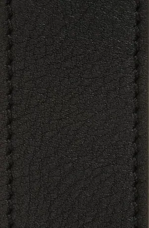 Valentino Garavani Vlogo Buckle Reversible Leather Belt - Black/camel