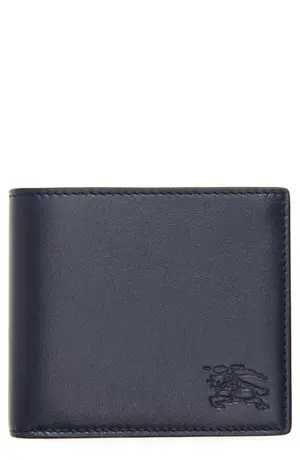 Burberry Leather Bifold Wallet - Midnight
