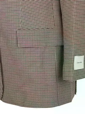 Calvin Klein Checked Button Blazer