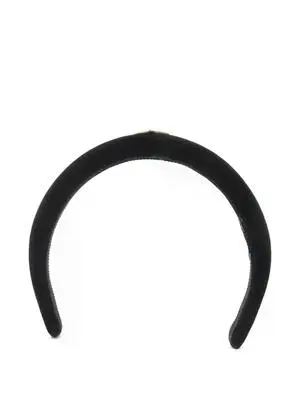 Prada 2010s Logo Headband - Black