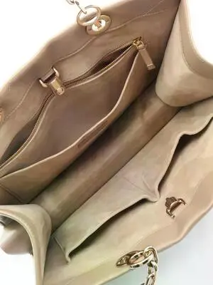 Dior 2010s Medium Leather Archicannage Tote Bag
