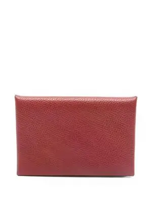Hermès 2022 Calvi Card Holder - Brown
