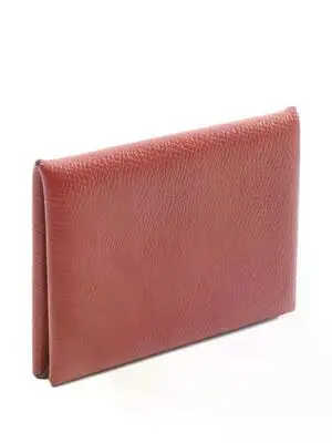 Hermès 2022 Calvi Card Holder - Brown