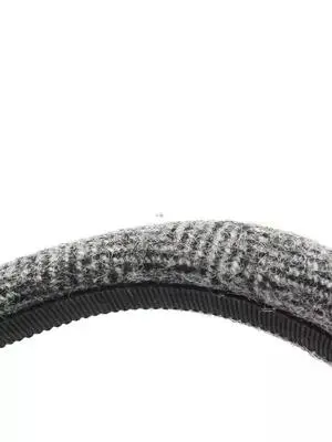 Miu Miu Tweed Logo Headband