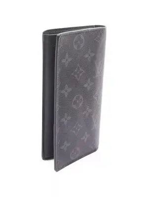 LOUIS VUITTON 2019 Brazza Monogram Eclipse Bi-fold Wallet