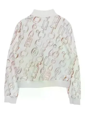 Hermès 2010s Chain Print Teddy Jacket