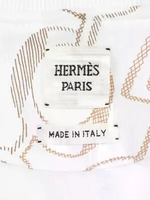 Hermès 2010s Chain Print Teddy Jacket