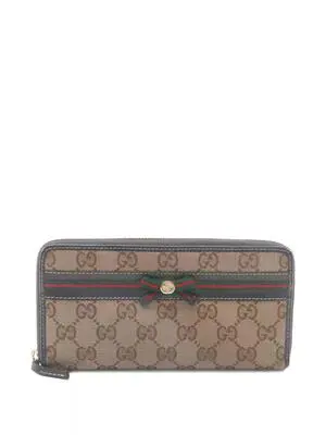 Gucci 2000s Mayfair Gg Canvas Wallet - Neutrals
