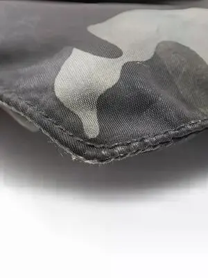 Prada 2000s Camouflage Logo-plate Shoulder Bag