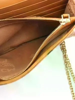 Mcm 2000s Bijou Studs Chain Cross Body Bag